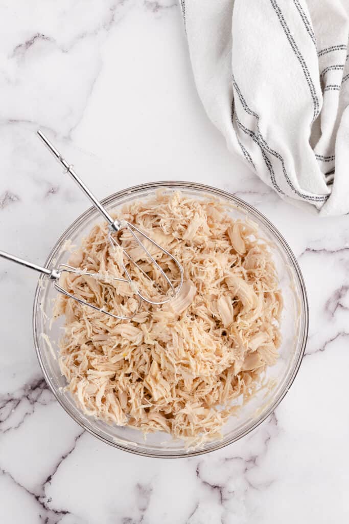 Shred Chicken with Kitchenaid (Other Brands + Hand Mixer Too!)