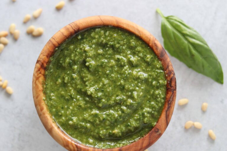 Keto Pesto Sauce – Easy Low Carb Basil Pesto Recipe - Whole Lotta Yum