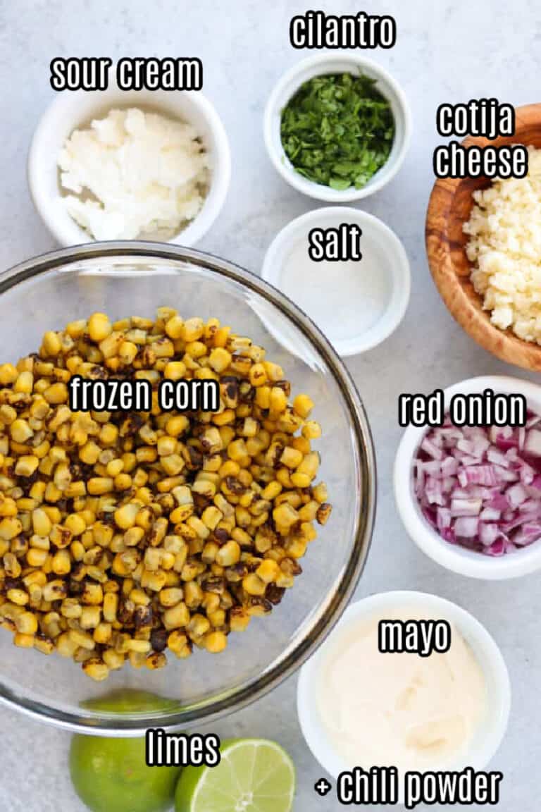 Esquites Recipe (Mexican Street Corn with Frozen Corn) - Whole Lotta Yum