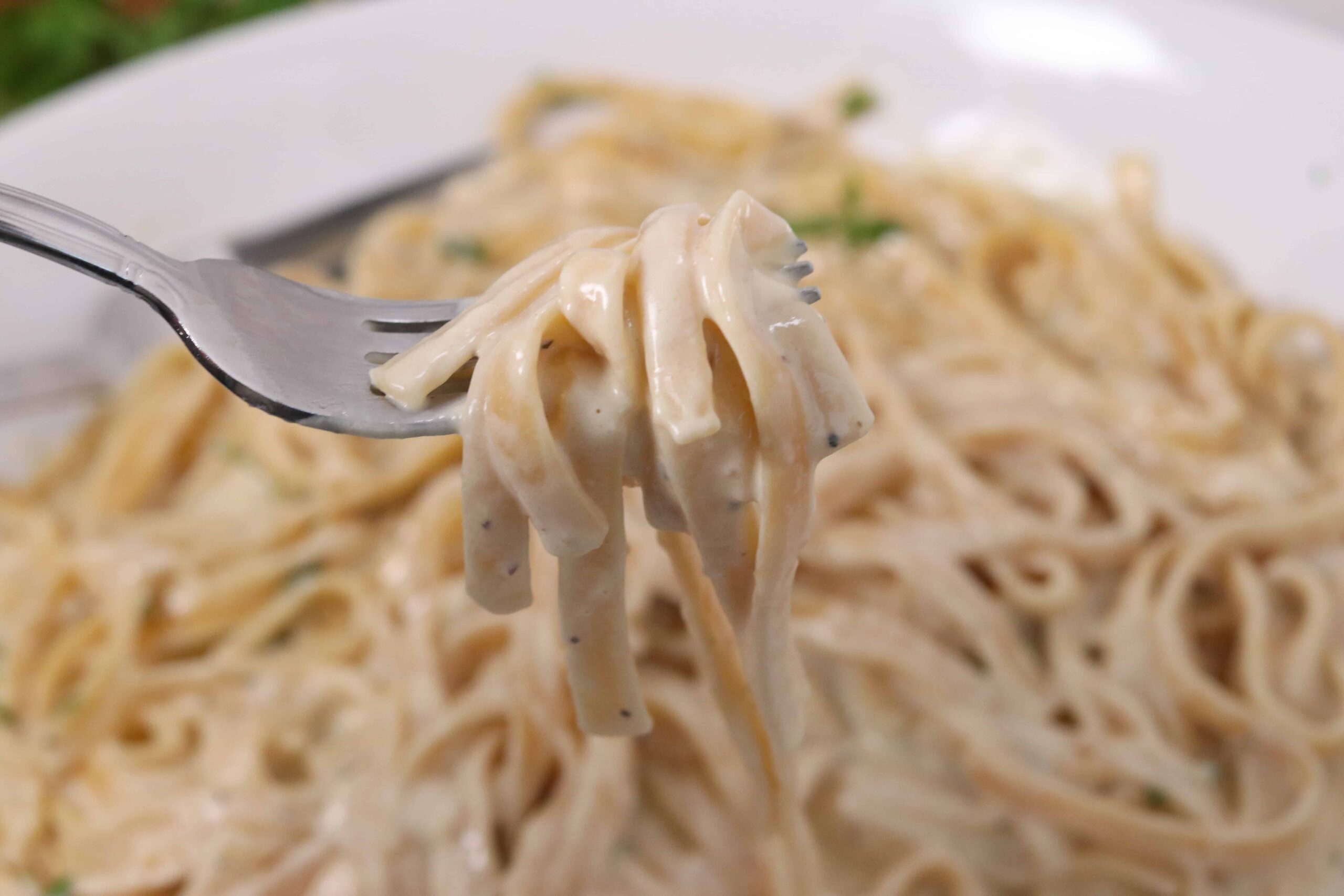 Instant Pot Alfredo with Fettuccine Pasta - Whole Lotta Yum