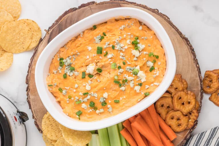 Shredded Buffalo Chicken Dip - Whole Lotta Yum