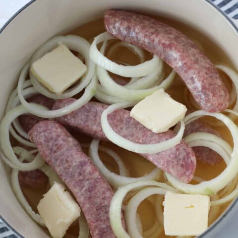 How Long to Boil Brats (+Boiled Beer Brats Recipe) - Whole Lotta Yum