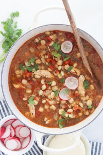 Easy Chicken Posole Recipe - Whole Lotta Yum