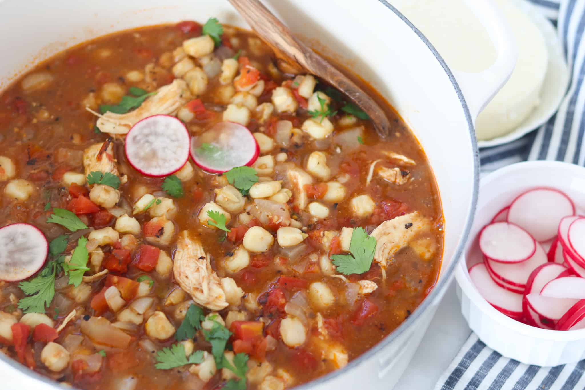 Easy Chicken Posole Recipe - Whole Lotta Yum