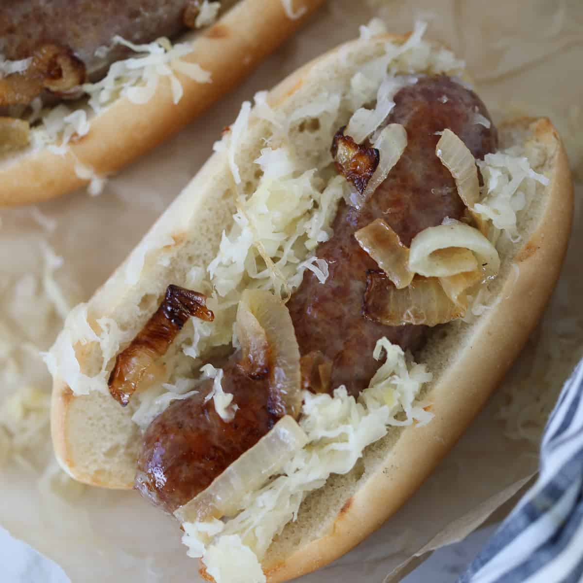 Cooking Brats in the Oven - Whole Lotta Yum