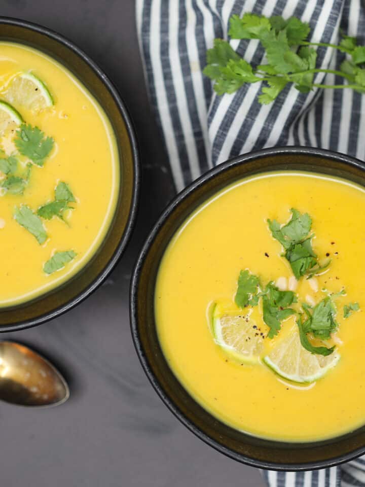 Red Pepper and Sweet Potato Soup - Whole Lotta Yum