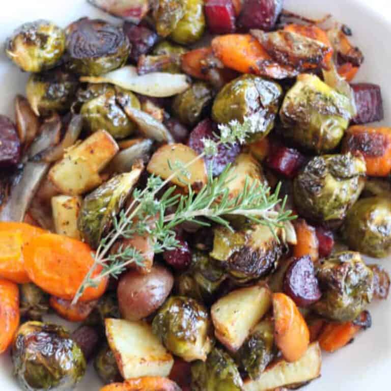 Savory Fall Roasted Vegetables - Whole Lotta Yum