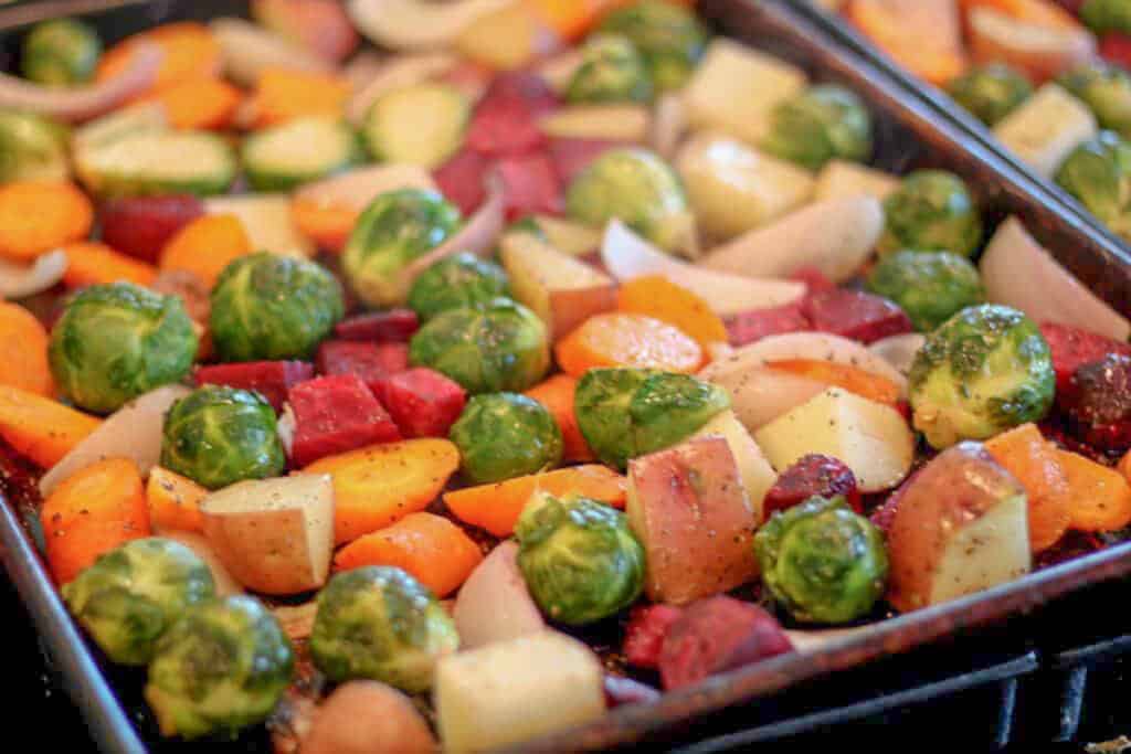 Savory Fall Roasted Vegetables - Whole Lotta Yum