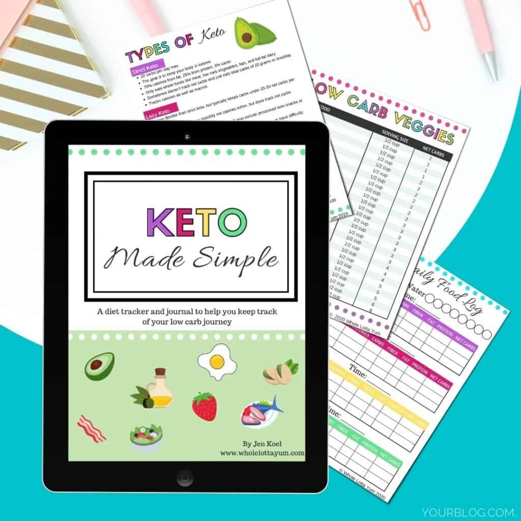 Keto Journal (Keto Made Simple) - Whole Lotta Yum