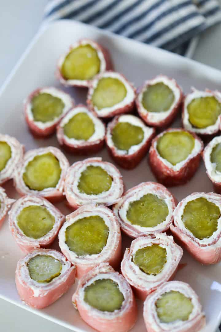 Low Carb Ham Pickle Roll Ups (No Carb High Protein Snack) - Whole Lotta Yum