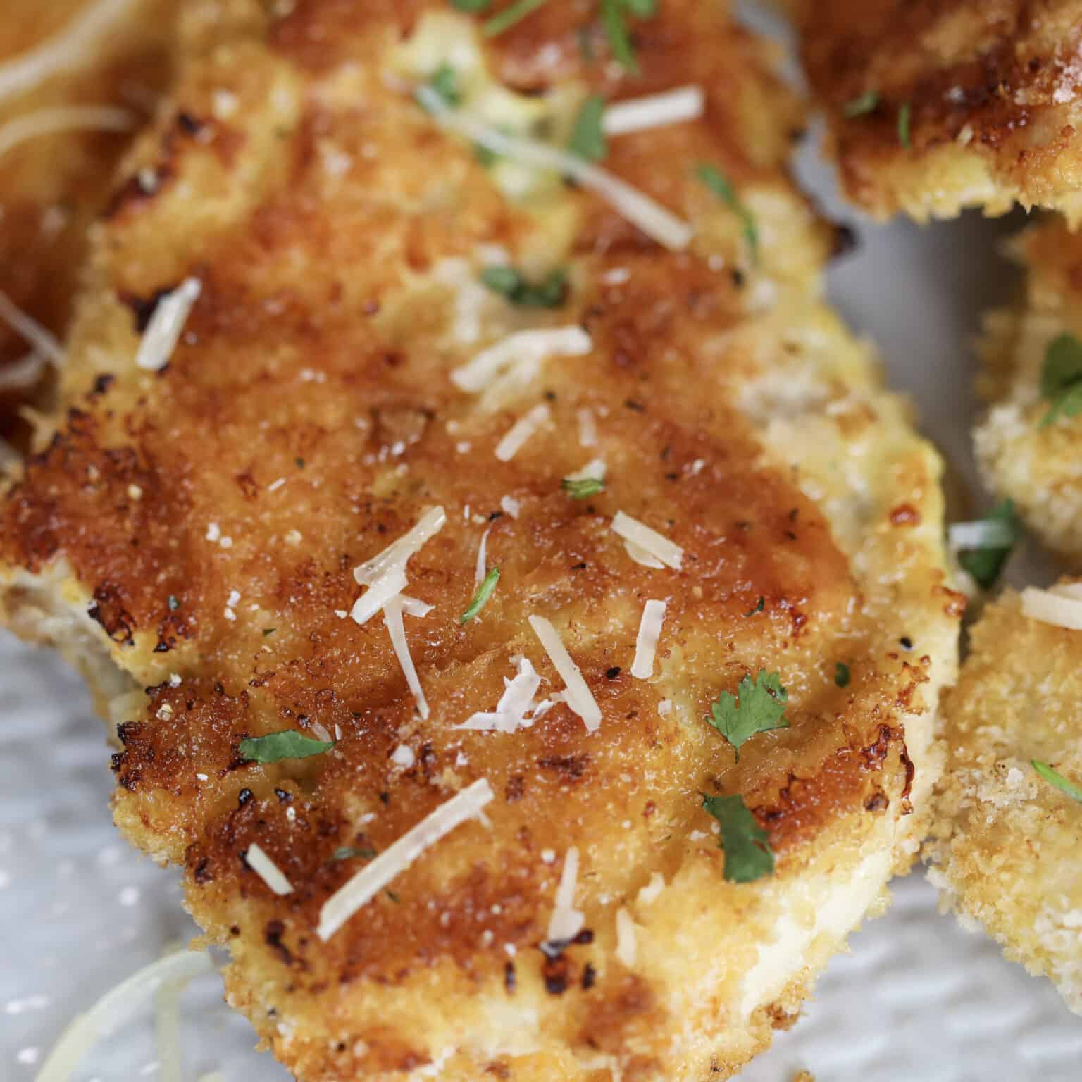 Baked Breaded Chicken Cutlets - Whole Lotta Yum