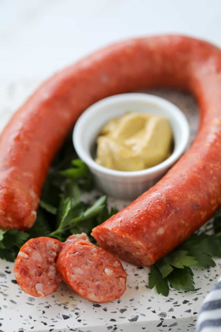 Perfect Boiled Kielbasa (Polish Sausage) - Whole Lotta Yum