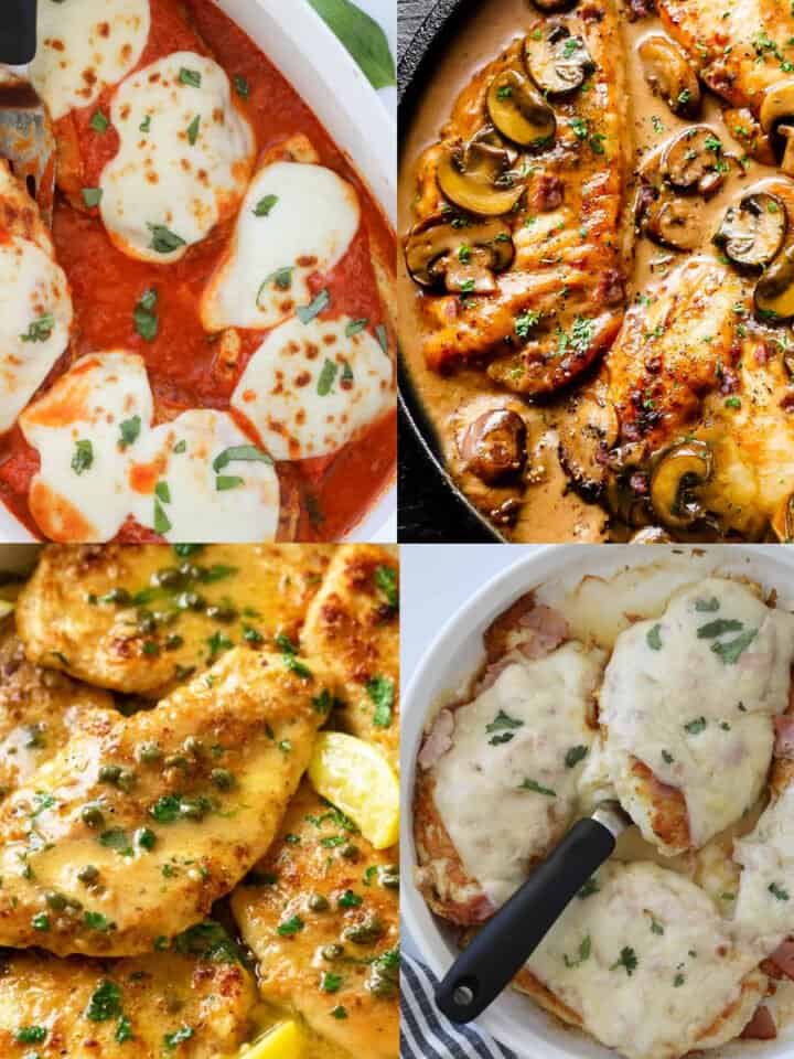 Deconstructed Chicken Cordon Bleu in a Skillet (Without Breading, Low Carb)