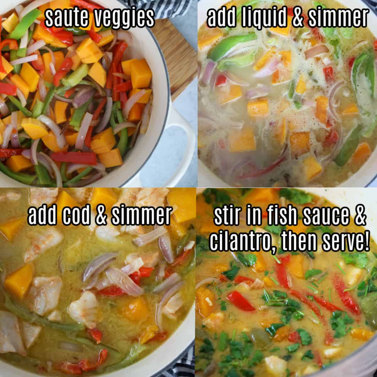 Thai Curried Cod - Whole Lotta Yum