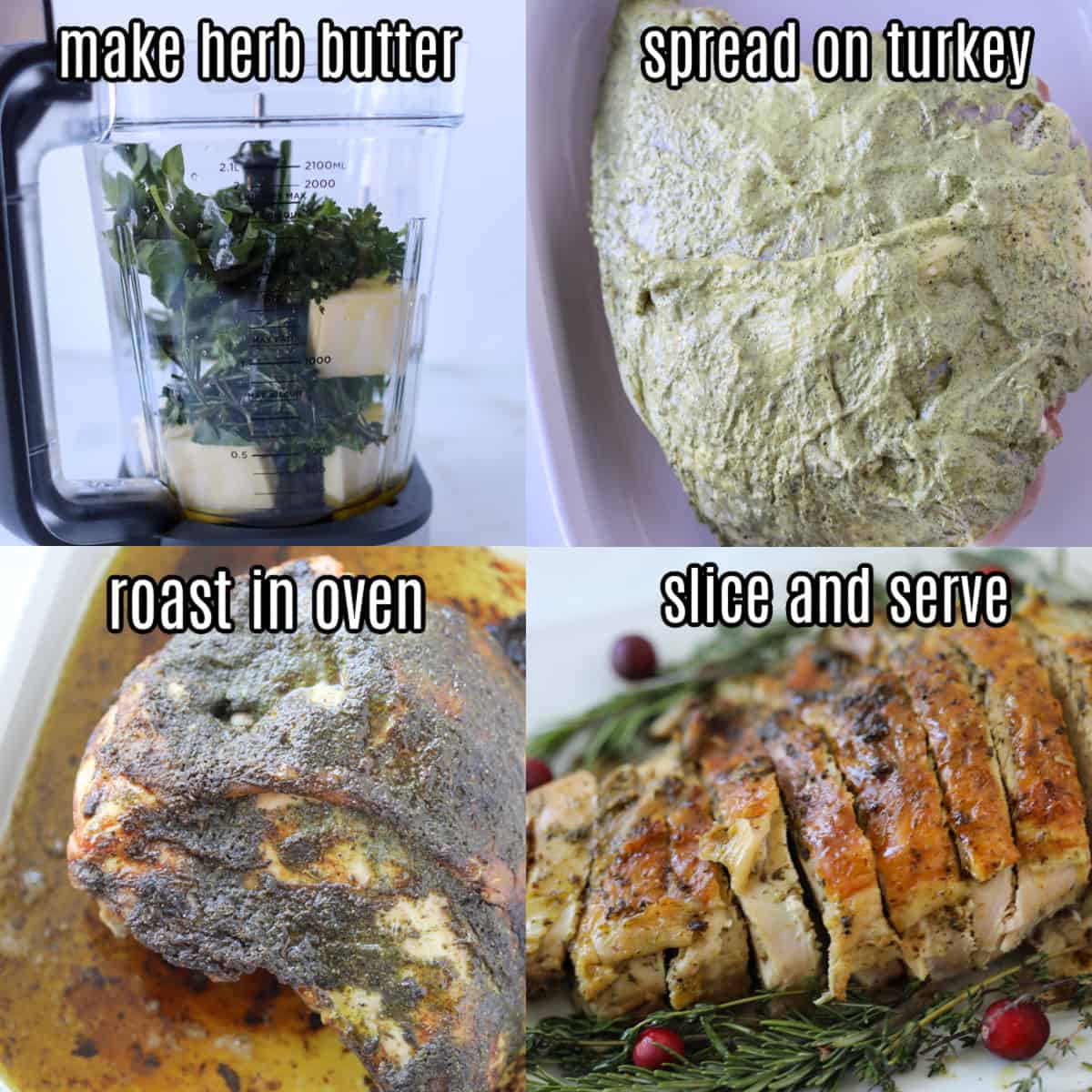 Herb Roast Half Turkey Breast Recipe - Whole Lotta Yum