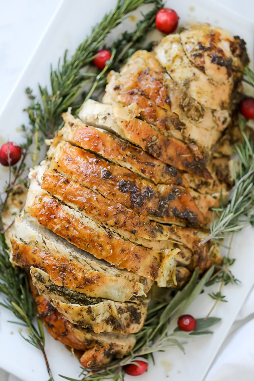 Herb Roast Half Turkey Breast Recipe (Split Turkey Breast)