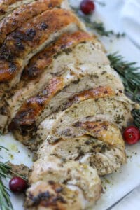 Herb Roast Half Turkey Breast Recipe - Whole Lotta Yum