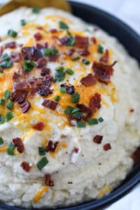 LOADED Keto Cauliflower Mashed Potatoes - Whole Lotta Yum