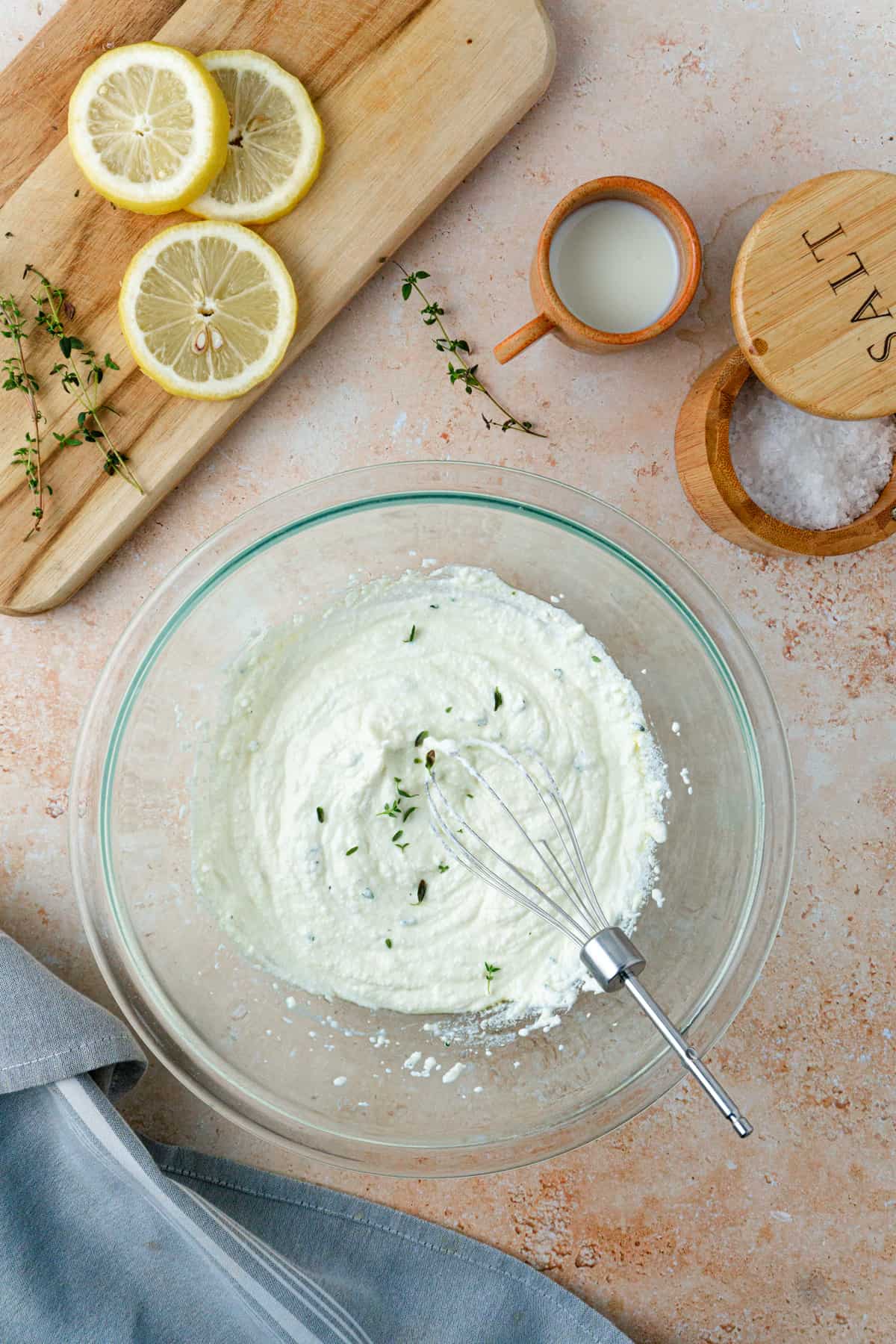 Whipped Honey Ricotta Dip (High Protein) - Whole Lotta Yum