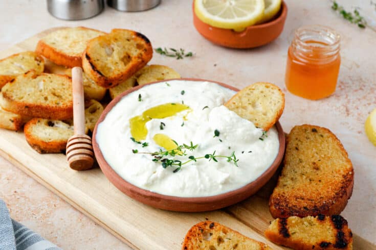 Honey Ricotta Dip - Whole Lotta Yum