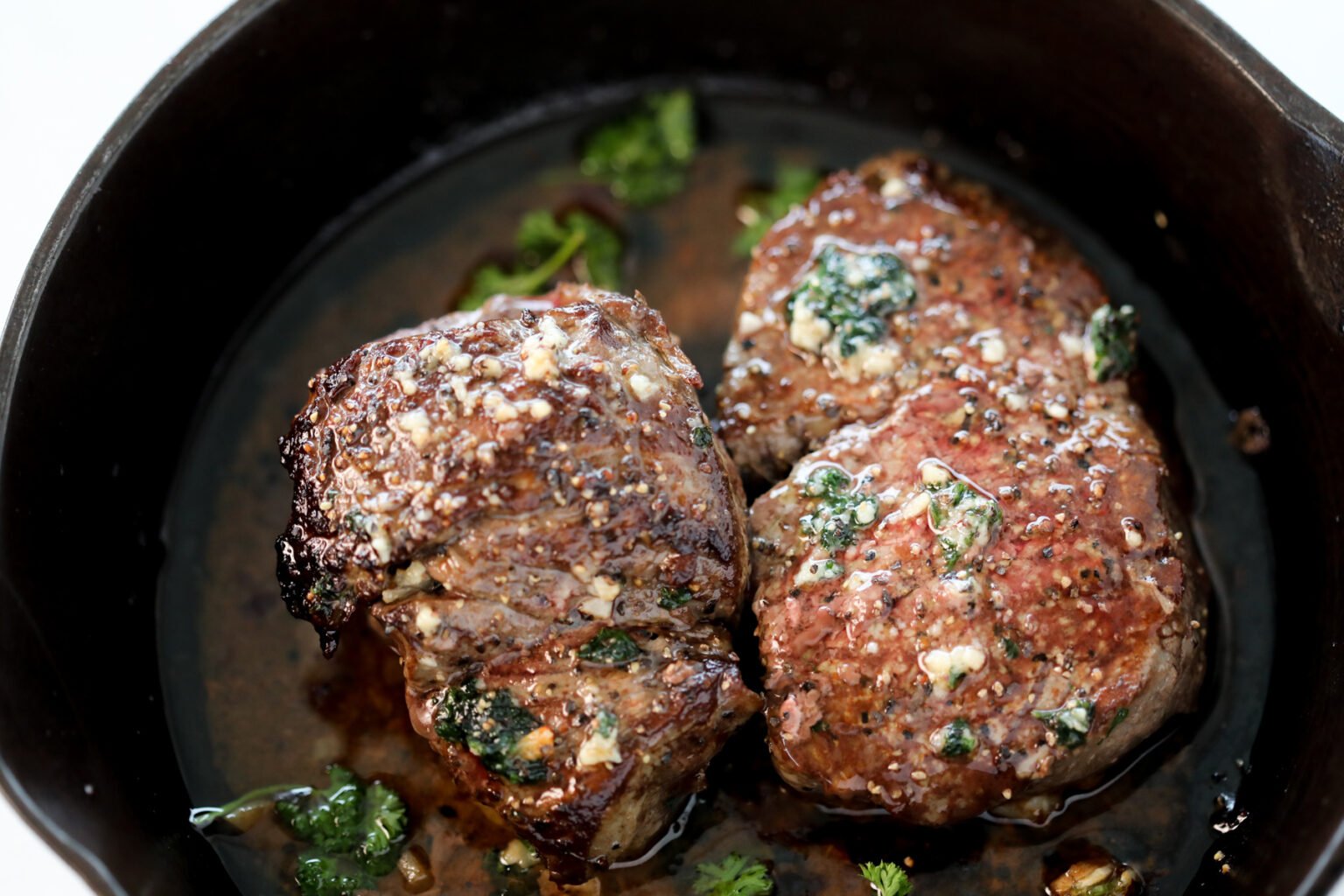 Pan Seared Filet Mignon Recipe - Whole Lotta Yum