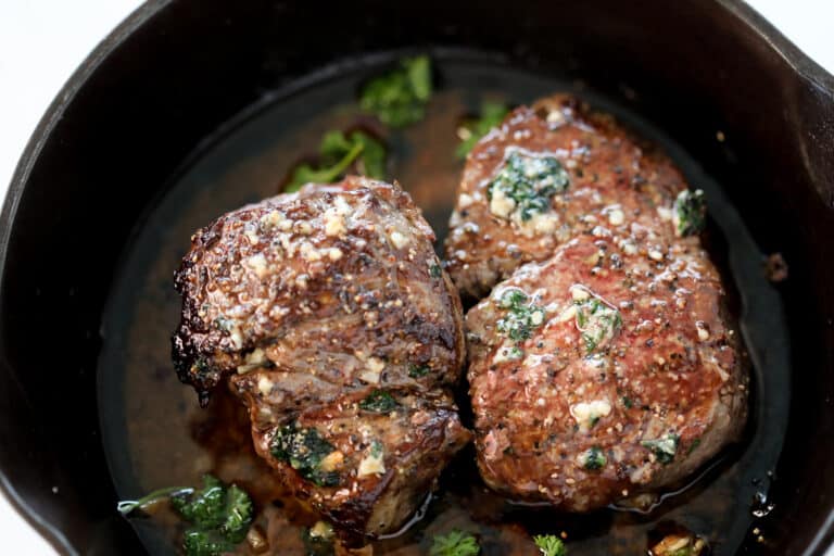Pan Seared Filet Mignon Recipe - Whole Lotta Yum
