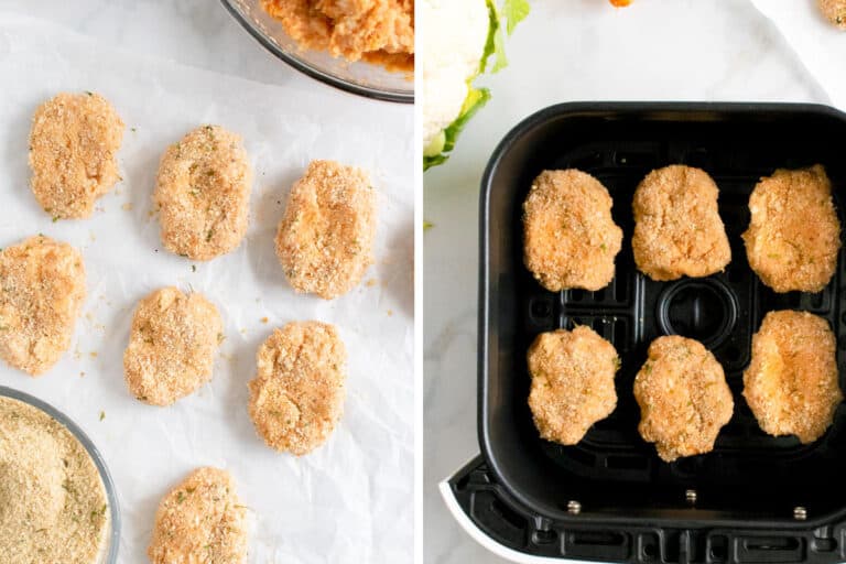 Air Fryer Ground Chicken Nuggets (Healthy & Easy!) - Whole Lotta Yum
