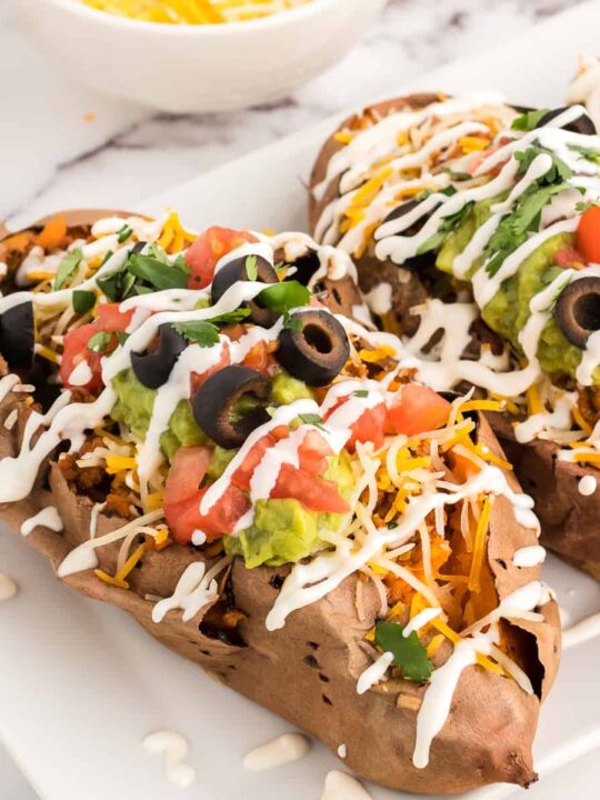 Baked Sweet Potato Slices - Whole Lotta Yum