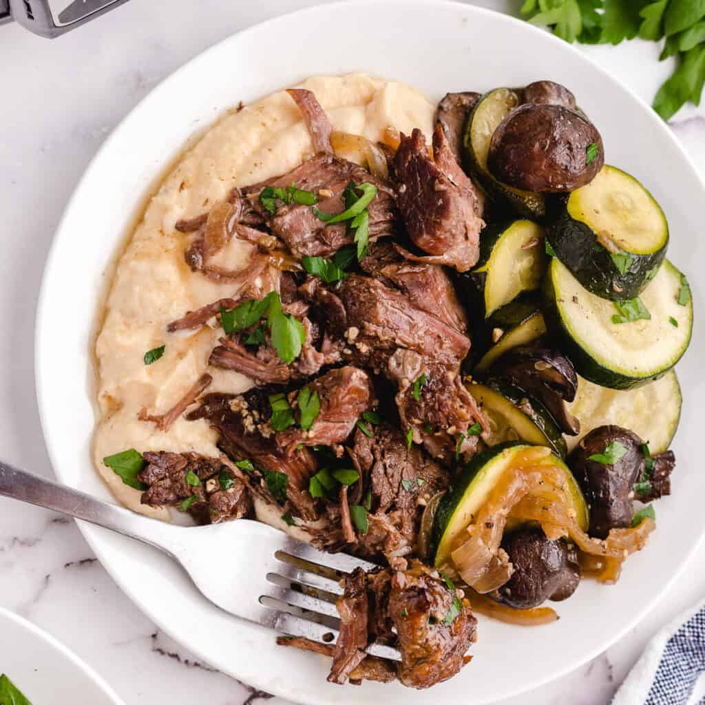 Easy Keto Pot Roast (Slow Cooker | with Vegetables) - Whole Lotta Yum