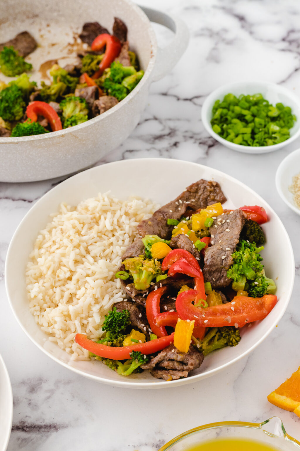 Orange Beef Stir Fry with Broccoli (Healthy & Easy!)