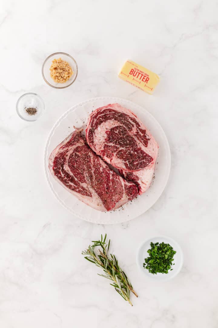 Juicy Pan Seared Ribeye in Cast Iron Skillet - Whole Lotta Yum