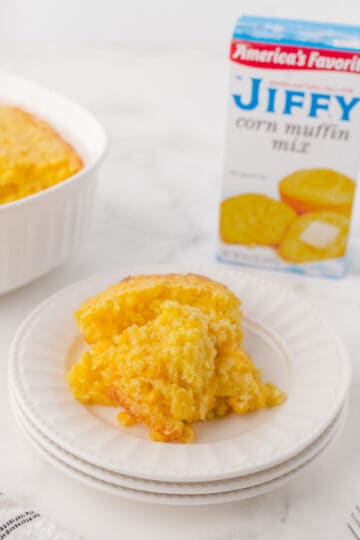 Corn Souffle Recipe with Jiffy Corn Mix (Easy | With Eggs) - Whole ...