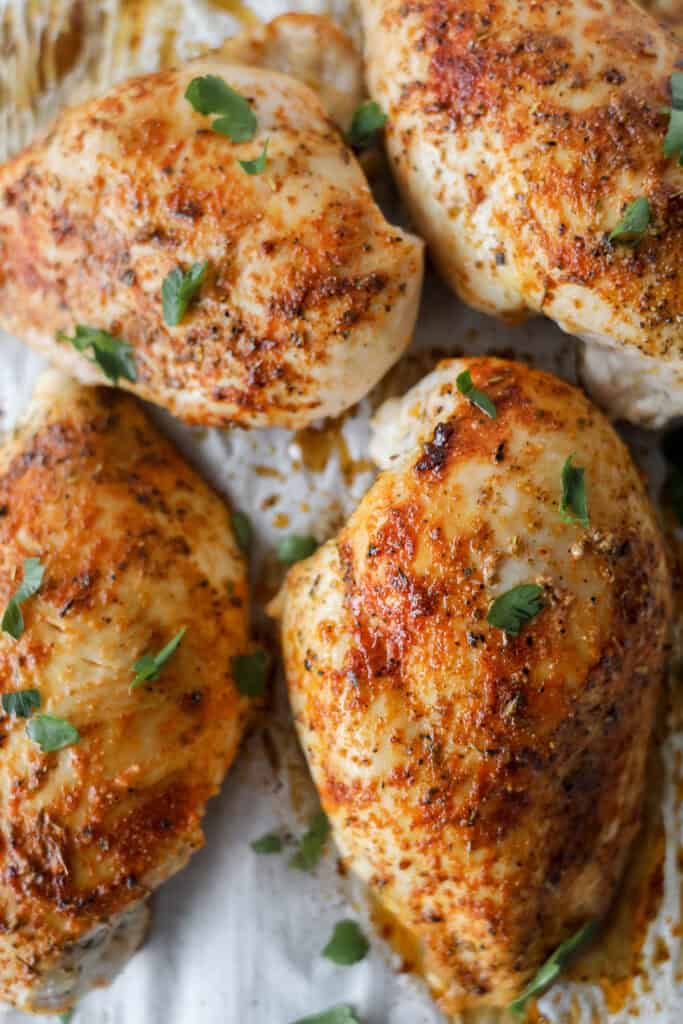 Healthy Baked Chicken Breasts (Boneless Skinless) - Whole Lotta Yum