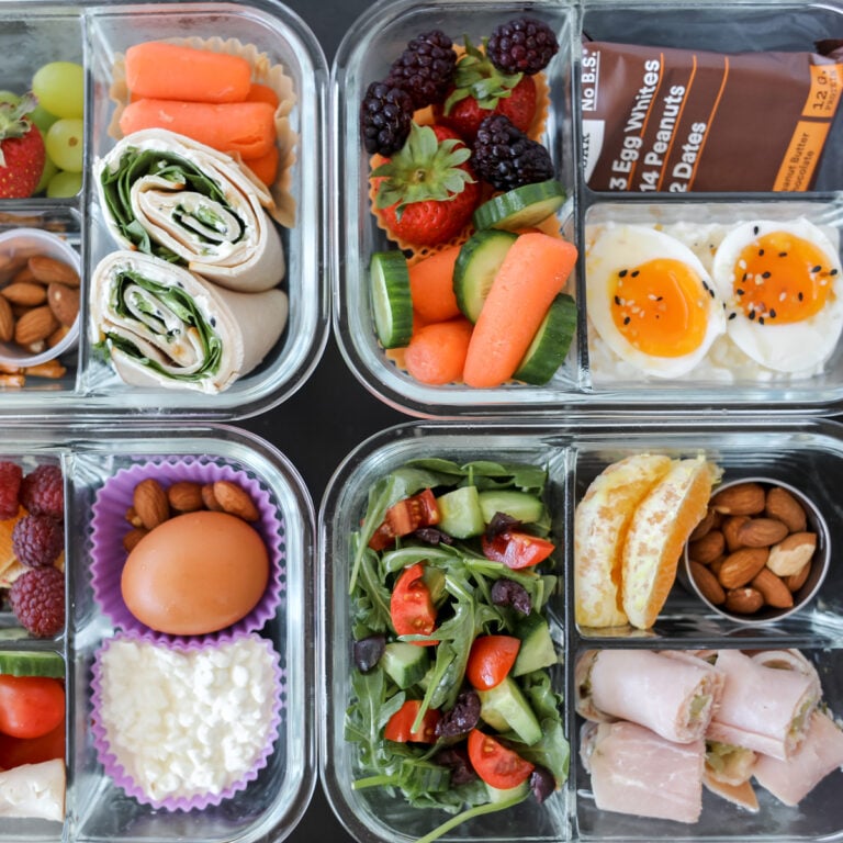 High Protein Snack Box (4 Ways!) Macro Friendly Snacks - Whole Lotta Yum