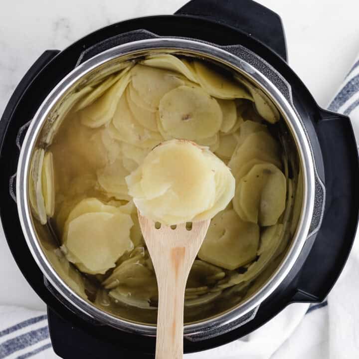 Cooking Sliced and Layered Potatoes (Instant Pot Recipe) - Whole Lotta Yum
