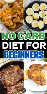No Carb Diet: Food List, Benefits, Risks & Easy Recipes - Whole Lotta Yum