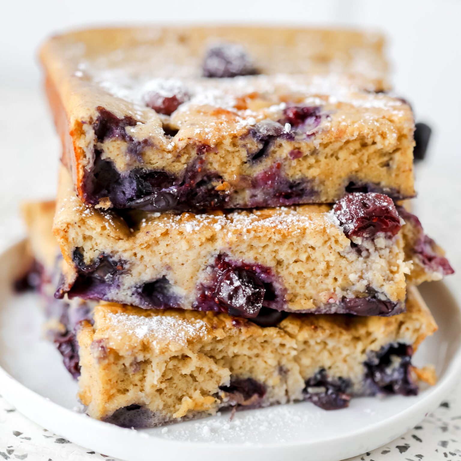 Blueberry Cottage Cheese Breakfast Bake with Oats (High Protein ...