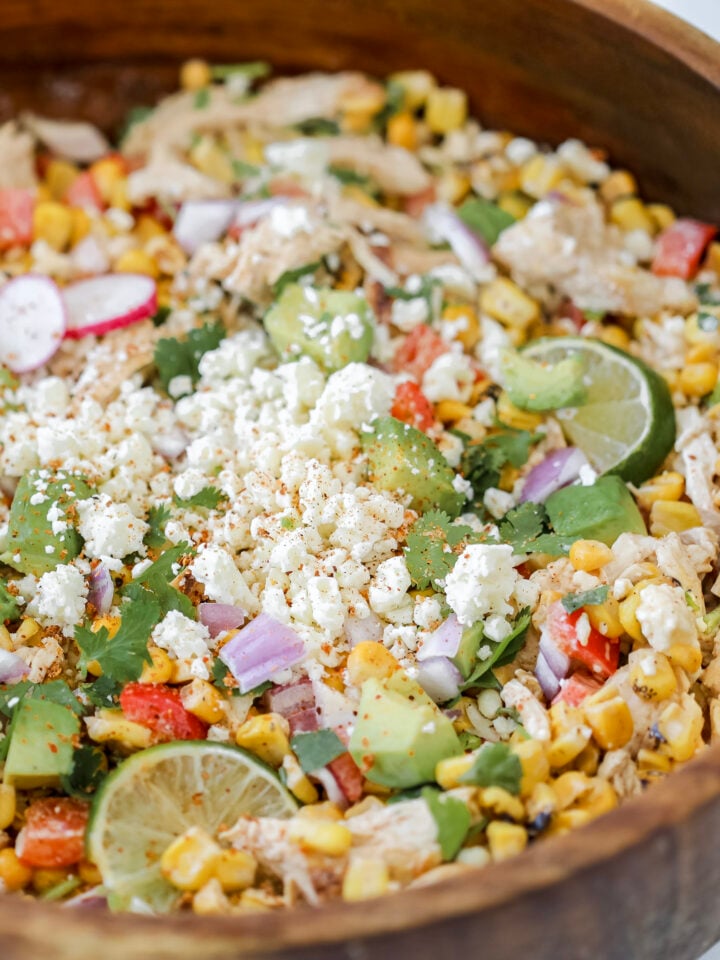 Thai Peanut Chicken Salad - (344 cal 33g protein | meal prep)