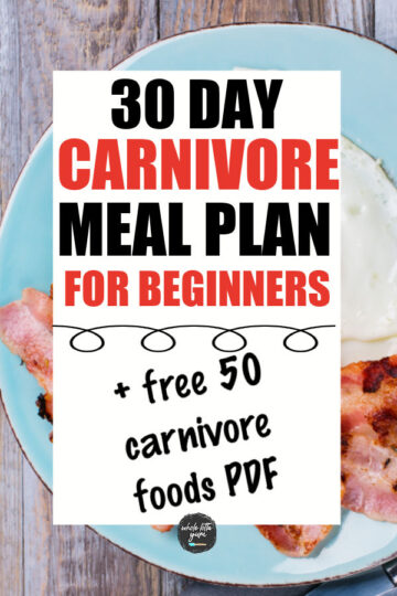 30 Day Carnivore Diet Meal Plan for Beginners - Whole Lotta Yum
