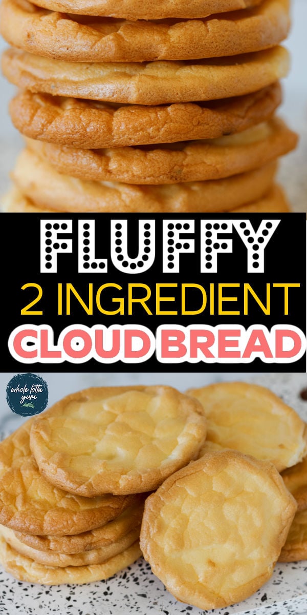 Easy Cottage Cheese Cloud Bread (2 ingredients | So Fluffy!) - Whole Lotta Yum