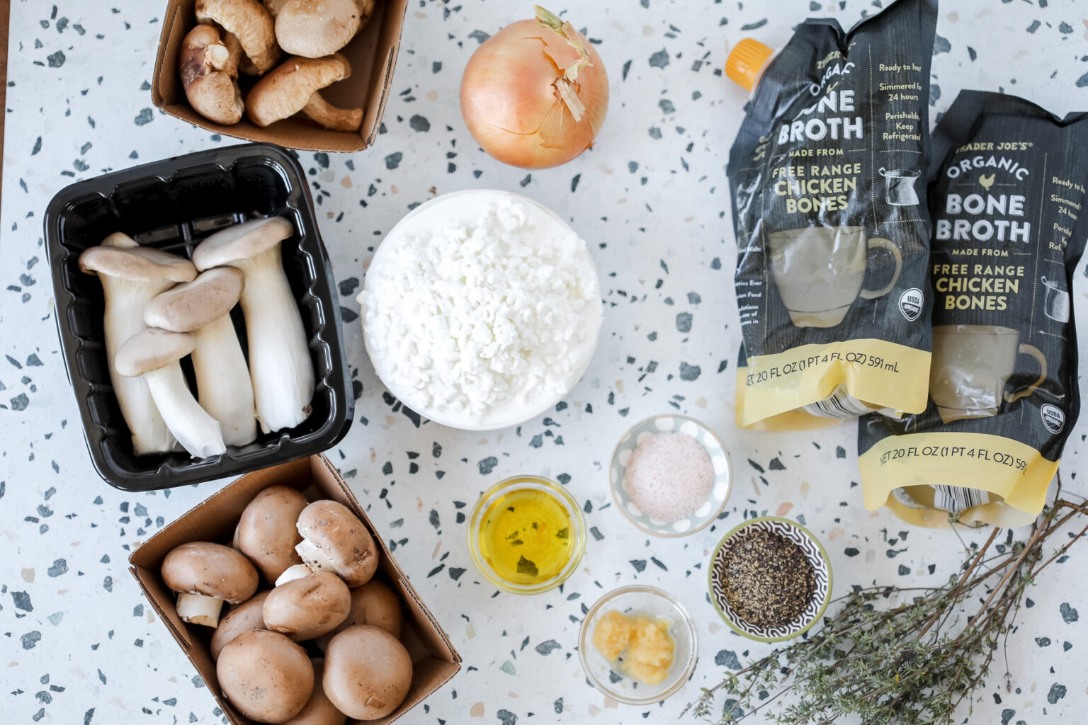 Easy Mushroom Soup Recipe No Cream (High Protein)