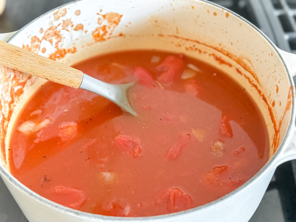 High Protein Tomato Soup with Cottage Cheese