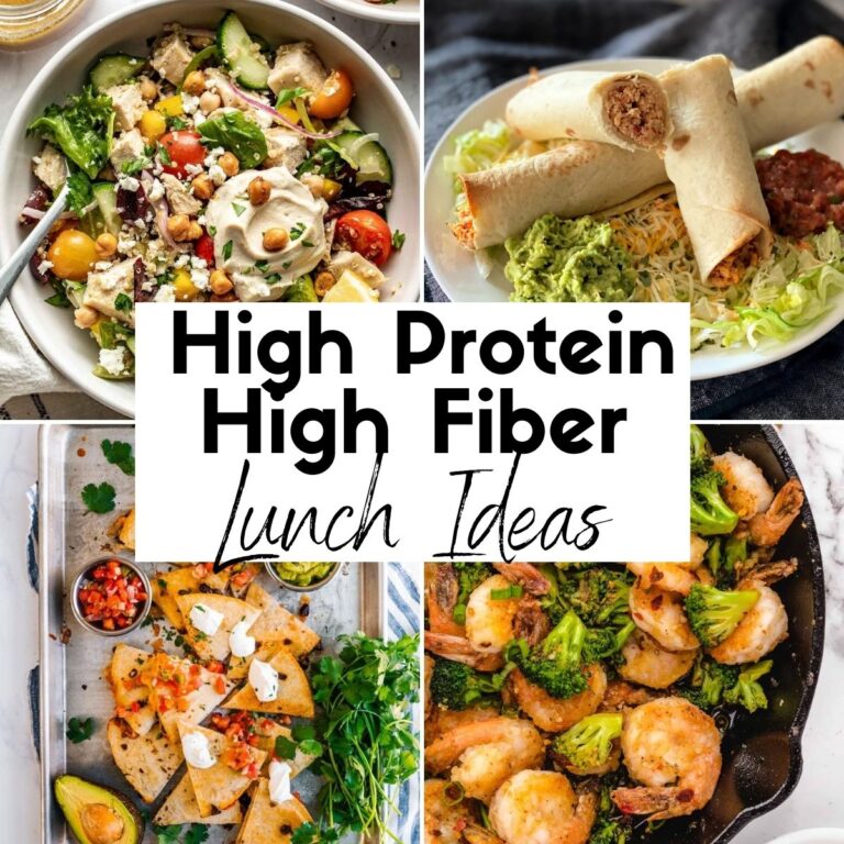 25 High Protein High Fiber Lunch Ideas That Keep You Full