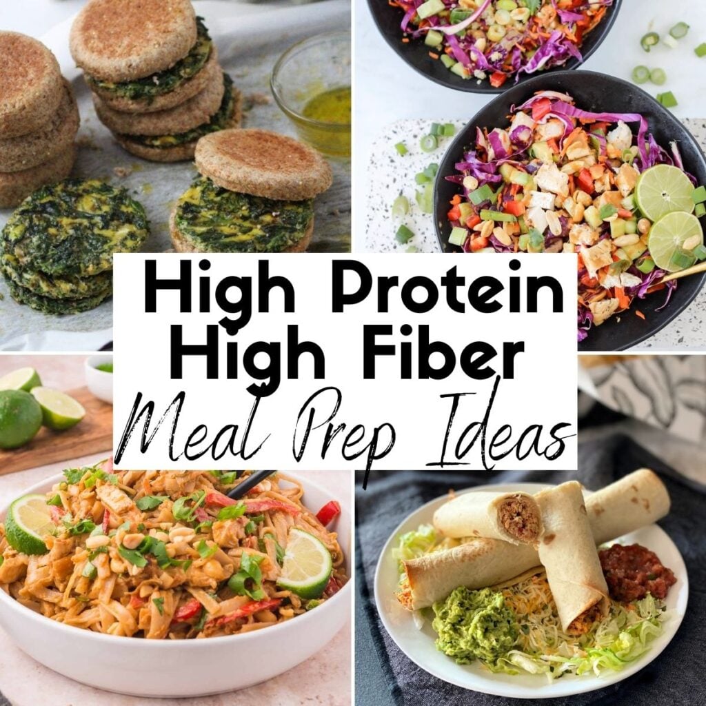 25 High Protein High Fiber Meal Prep Ideas - Whole Lotta Yum