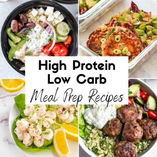 30 High Protein Low Carb Recipes for Weight Loss (Meal Prep)
